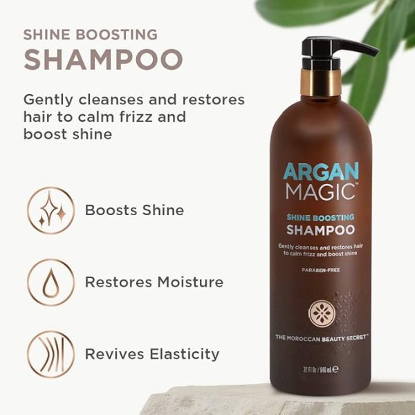 Argan Magic Shampoo, Curl Cream, Hair Mask, Hydration & Shine